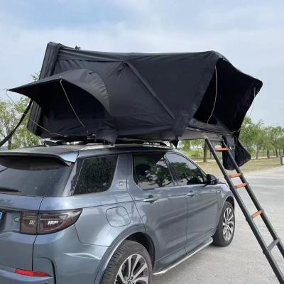 China Wholesale 4X4 Car Side Open ABS Hard Shell Car Rooftop Tents 4 Person Dachzelt Roof Top Tent for Camping Jeep SUV for sale