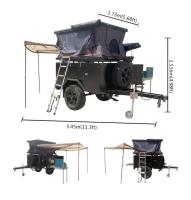 China Factory Small Camping Trailer Toy Hauler Travel Trailer Tiny Travel Trailers for sale