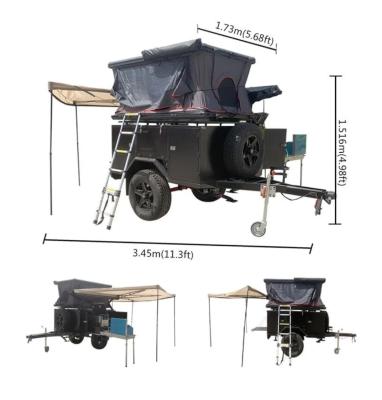 China Factory Small Camping Trailer Toy Hauler Travel Trailer Tiny Travel Trailers for sale
