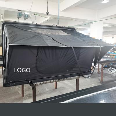 China High Quality 2-3 Person Aluminum Roof Top Tent Waterproof Hard Shell Camping Tent for Car Outdoor Adventure for sale