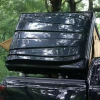China 4x4 Offroad Waterproof ABS Hard Shell Rooftop Tent 4WD Truck Camping 4-Person Oxford Fabric Roof Top Tent for Cars for sale