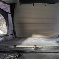 China 4x4 Offroad Waterproof ABS Hard Shell Rooftop Tent 4WD Truck Camping 4-Person Oxford Fabric Roof Top Tent for Cars for sale