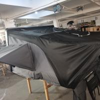 China 4x4 Offroad Waterproof ABS Hard Shell Rooftop Tent 4WD Truck Camping 4-Person Oxford Fabric Roof Top Tent for Cars for sale