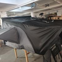 China Outdoor Waterproof ABS Hard Shell Automatic Roof Top Tent for SUV 4-Person Side Opening Ladder Oxford 4x4 Camping Car Rooftop for sale