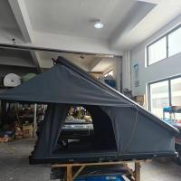 China OEM Waterproof Portable 4WD Rooftop Tent 3-4 Person Hard Shell Aluminium Roof Top Triangle OEM Hard Oxford for Off-Road Vehicles for sale