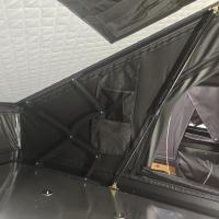 China OEM Waterproof Portable 4WD Rooftop Tent 3-4 Person Hard Shell Aluminium Roof Top Triangle OEM Hard Oxford for Off-Road Vehicles for sale
