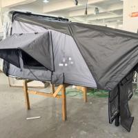 China New Outdoor Large SUV 4-5 Person ABS Hardshell Roof Top Tent Oxford Fabric Heavy Duty Foldable Car Tent for 4x4 Off-Road Camping for sale