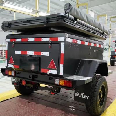 China Mini Off-Road Self-Driving Camper Trailer Small Wilderness Outdoor RV Parts & Accessories with Tent House for sale