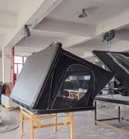 China Factory Wholesale 4 Person Aluminum Tent for Outdoor Hiking Rooftop Car Camping Waterproof Triangle Clamshell Hard Shell Top for sale