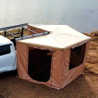 China Foxwing 4x4 Outdoor Camping Car Tent Free Standing 270 Degree Car Side Awning with Annex Room Made of Oxford Fabric for sale
