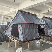 China Manufacturer Sales 4-Person 1.45m Rooftop Tent with Oxford Fabric Aluminum Shell Car Roof Top for Offroad Camper Van for sale
