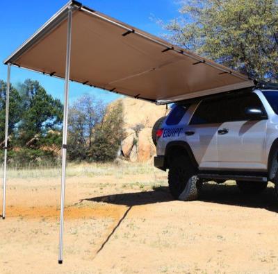 China High Quality 2.5*3m Customized Retractable Rooftop Car Roof Side Awning Waterproof Oxford Outdoor Camping Travel for SUV/4x4/4wd for sale