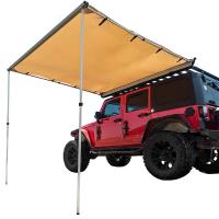China High Quality 2.5*3m Customized Retractable Rooftop Car Roof Side Awning Waterproof Oxford Outdoor Camping Travel for SUV/4x4/4wd for sale