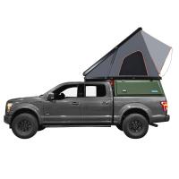 China 4-Person Aluminum Triangle Clamshell Roof Top Tent with Ladder Hard Shell Car Rooftop Camping Tent for 4x4 Offroad for sale