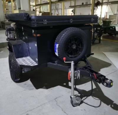 China Mini Off-Road Self-Driving Camper Trailer Small Wilderness Outdoor RV Parts & Accessories with Tent House for sale
