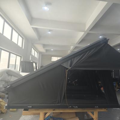 China OEM 4x4 Waterproof 4-Person Aluminum Hard Shell Rooftop Tent Oxford Fabric SUV Car Roof Top Camping for Outdoor Adventures for sale
