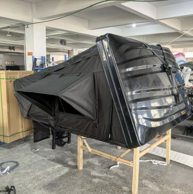 China New Outdoor Camping Pop-Up Foldable Hard Shell Vehicle Roof Top Double Layer Hardtop Rooftop Tent for Cars for sale