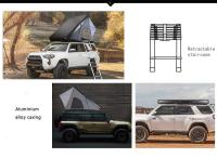 China Wholesale Rooftop Aluminum Hard Shell Car and Outdoor Camping Tent with Ladder Accessory Top for Sale for sale