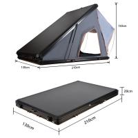 China Wholesale Rooftop Aluminum Hard Shell Car and Outdoor Camping Tent with Ladder Accessory Top for Sale for sale