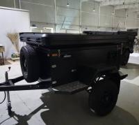China Steel Construction Off-Road Trailer with 500kg Rated Load and Roof Tent for Camping for sale