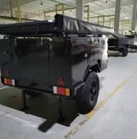 China Steel Construction Off-Road Trailer with 500kg Rated Load and Roof Tent for Camping for sale
