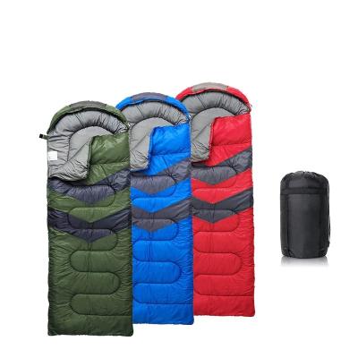 China Factory Wholesale Customization Wholesale Outdoor Camping Thickened Adult Hollow Cotton Winter Envelope Sleeping Bag Winter -20 for sale