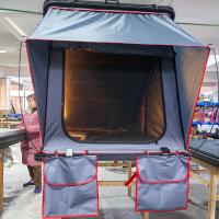 China Manufacturer Sales 4X4 Aluminum 3-Person Rooftop Car Tent Oxford Triangle Clamshell Hard Shell Top Roof Tent for Outdoor Camping for sale