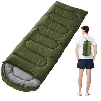 China Wholesale High Quality 100% Nylon Ripstop Outdoor Light Cotton Down Cheap Waterproof Sleeping Bag for Camping Hiking for sale