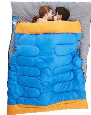 China Factory Wholesale New Ultralight Outdoor Double Sleeping Bag Waterproof Lightweight 2 Person Sleeping Adult Bag Camping for sale
