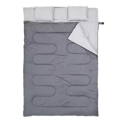 China Factory Wholesale New Ultralight Outdoor Double Sleeping Bag Waterproof Lightweight 2 Person Camping Sleeping Bag for Adults for sale