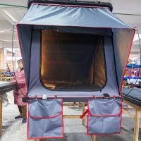 China Aluminum Triangle Roof Top Tent 4-Season Small Rooftop Tents Outdoor Camping jeep Rooftop Tent for Road Trip on SUV/Cars/Vehicle for sale