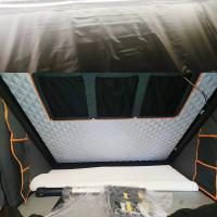 China Factory 4WD Car Camping Roof Top Tent 2025 Outdoor Thickened Waterproof Aluminum Alloy Car Folding Rooftop Tent for Camping for sale