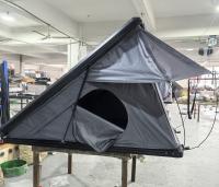 China Camping Aluminum 3 Person Outdoor Hiking Rooftop Roof Top Car Tent Triangle Clamshell Hard Shell Top Roof Tent for sale