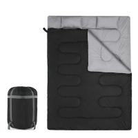 China Factory Wholesale New Ultralight Outdoor Double Sleeping Bag Waterproof Lightweight 2 Person Camping Sleeping Bag for Adults for sale
