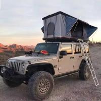 China Automatic Roof Ladder Thickened Tent Hard Aluminum Shell Rooftop Tent Camping Folding Roof Top Tent Truck Car for sale