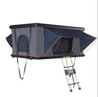 China Automatic Roof Ladder Thickened Tent Hard Aluminum Shell Rooftop Tent Camping Folding Roof Top Tent Truck Car for sale