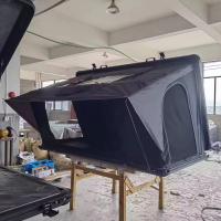 China Camping Aluminum 4 Person Outdoor Hiking Rooftop Roof Top Car Tent Triangle Clamshell Hard Shell Top Roof Tent for sale