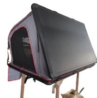 China Camping Aluminum 4 Person Outdoor Hiking Rooftop Roof Top Car Tent Triangle Clamshell Hard Shell Top Roof Tent for sale