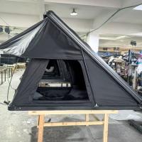 China Aluminum 3 Person Rooftop Tent Hard Shell Pop up Waterproof HardShell Roof Top Tent for Truck Jeep Car Side Tent for Car for sale