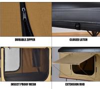 China ABS Hard Shell Outdoor Car Rooftop Tent for Jeep SUV Truck Van Pop-up Design for Camping for SUV Roof Top for sale