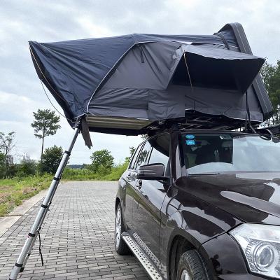 China Cotton Top Roof Tent with ABS Shell Outdoor Hard Shell Car Roof Tent for sale