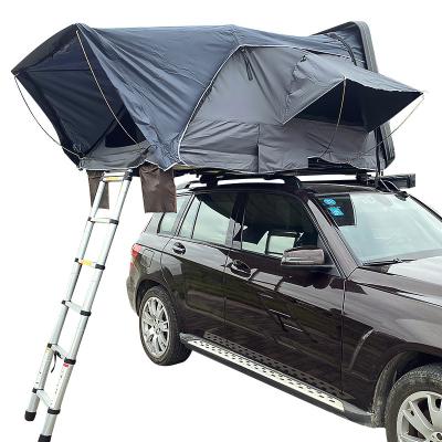 China ABS Shell Car Roof Top Tent Folding SUV Rooftop Tent Outdoor Camp Hard Shell Car Roof Tent for sale