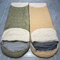 China Factory Wholesale Portable Cold Weather Sleeping Bag Winter Lightweight Waterproof Double Camping Sleeping Bag for Adults for sale