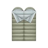China Factory Wholesale Portable Cold Weather Sleeping Bag Winter Lightweight Waterproof Double Camping Sleeping Bag for Adults for sale
