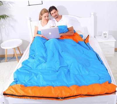 China Factory Wholesale New Ultralight Outdoor Double Sleeping Bag Waterproof Lightweight 2 Person Camping Sleeping Bag for Adults for sale