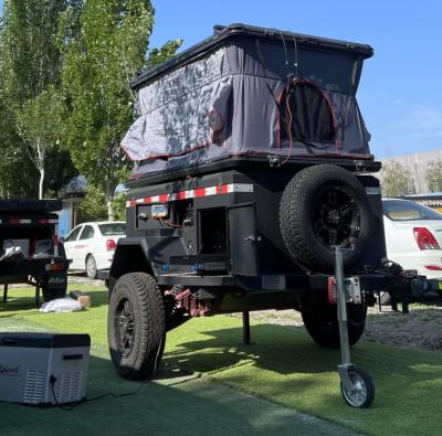China Small Mini Trailer Off-road Vehicle Trailer Tent RV Wilderness Outdoor Self-driving Camper Trailer House for sale