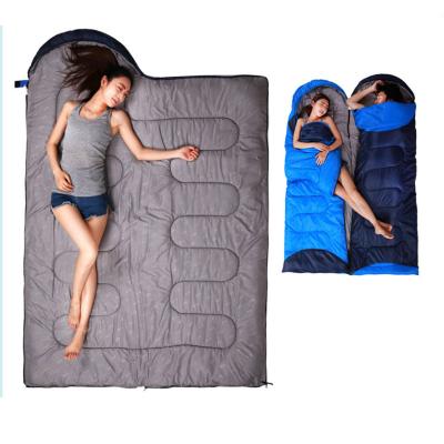 China Factory Wholesale Portable Cold Weather Sleeping Bag Winter Lightweight Waterproof Double Camping Sleeping Bag for Adults for sale