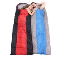 China Factory Wholesale Portable Cold Weather Sleeping Bag Winter Lightweight Waterproof Double Camping Sleeping Bag for Adults for sale