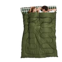 China Factory Wholesale New Ultralight Outdoor Double Sleeping Bag Waterproof Lightweight 2 Person Camping Sleeping Bag for Adults for sale