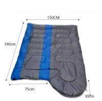 China Factory wholesale Waterproof Light Weight 2 Person Sleeping Bag Adult Double Sleeping Bag Winter -20 for sale